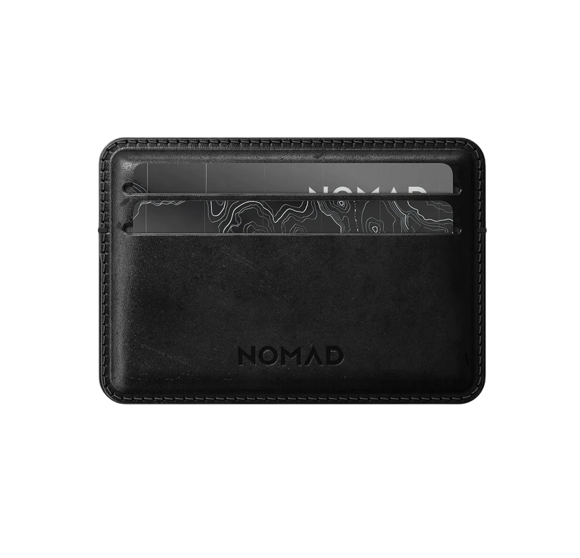 Nomad Card Wallet Horween Leather - Black @29.900 (BHD) incl tax NOMAD ...